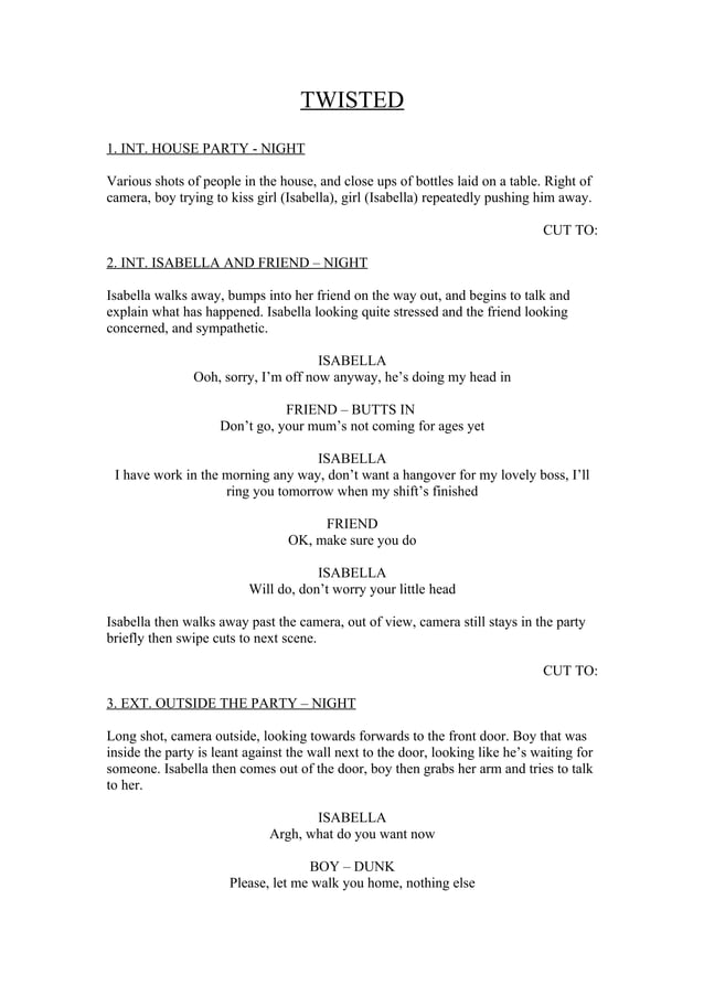 Twisted script | DOC