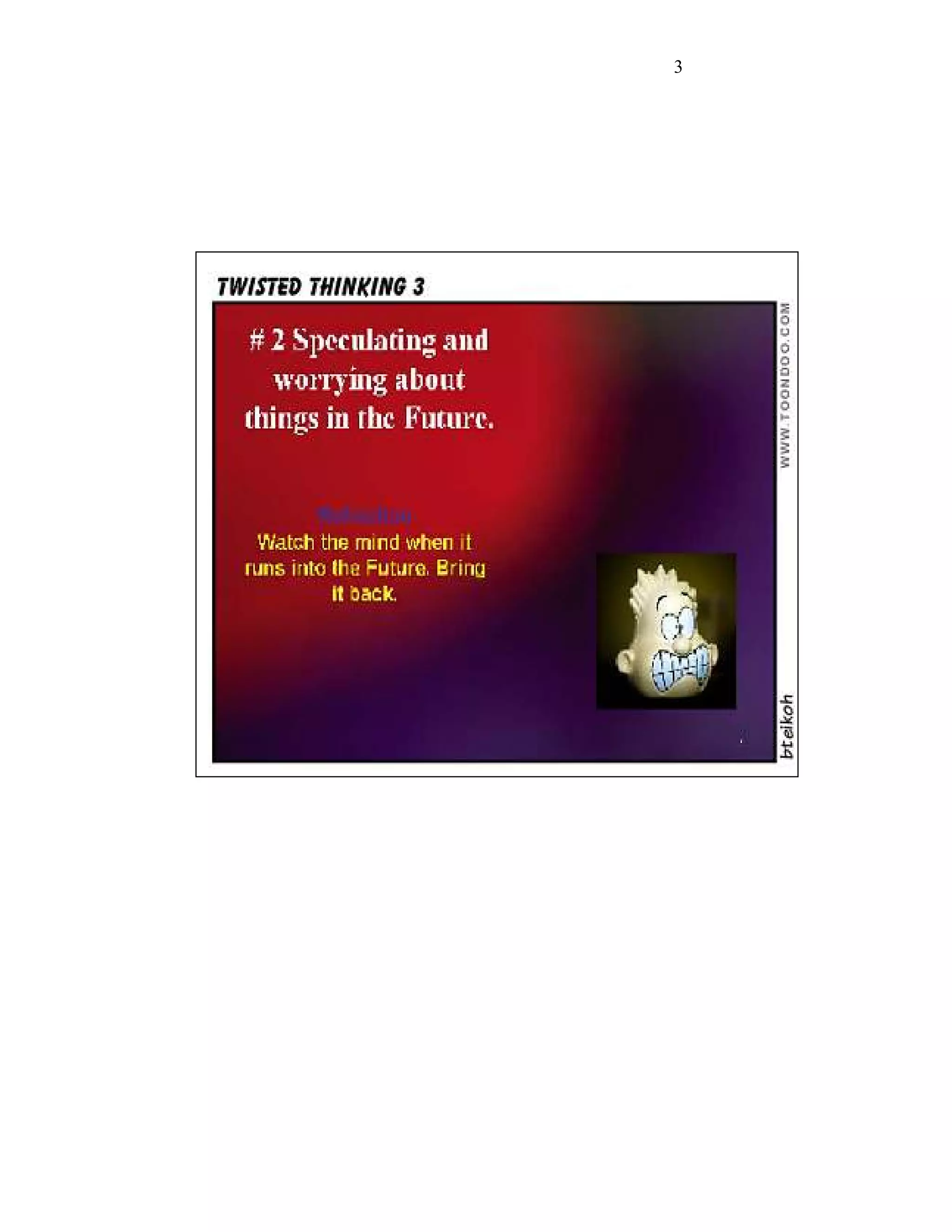 Twisted Thinking & Mental Suffering (A pic e book) | PDF