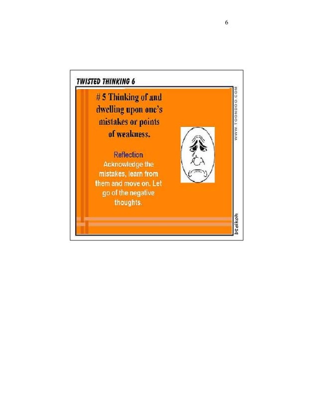 Twisted Thinking & Mental Suffering (A pic e book) | PDF