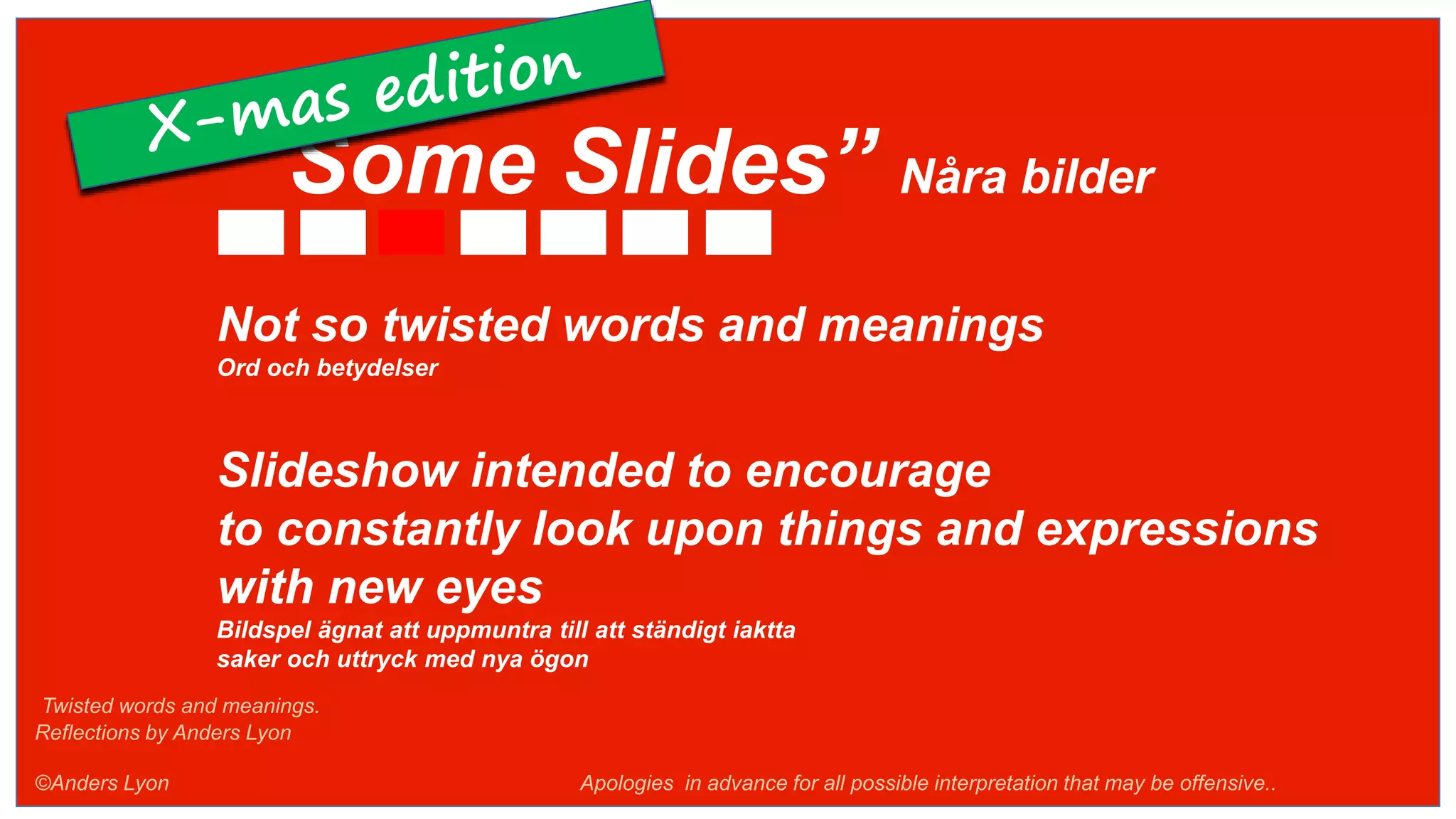 Twisted words, w mas edition | PPTX