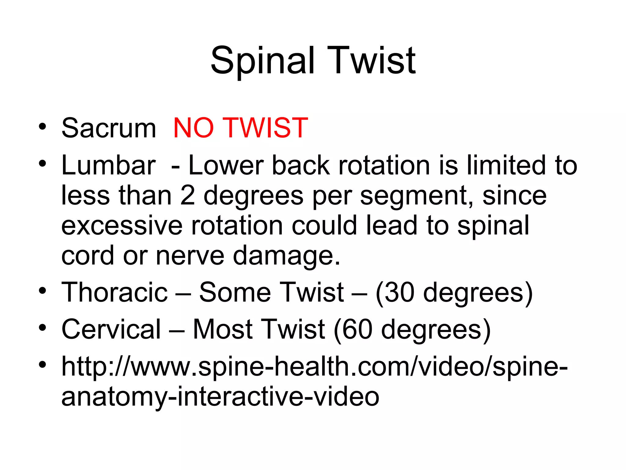 PC Twisting postures | PPT