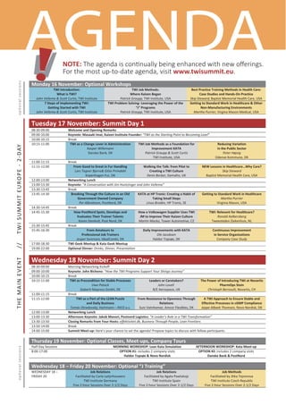 TWI Summit Europe | PDF