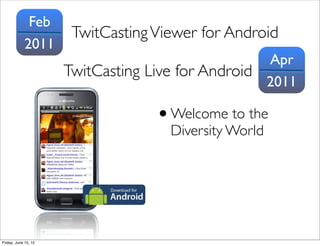 TwitCasting Asian Tech Night | PPT