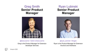 Twitch Extensions: Live Apps for Live Streams | PPT