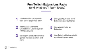 Twitch Extensions: Live Apps for Live Streams | PPT