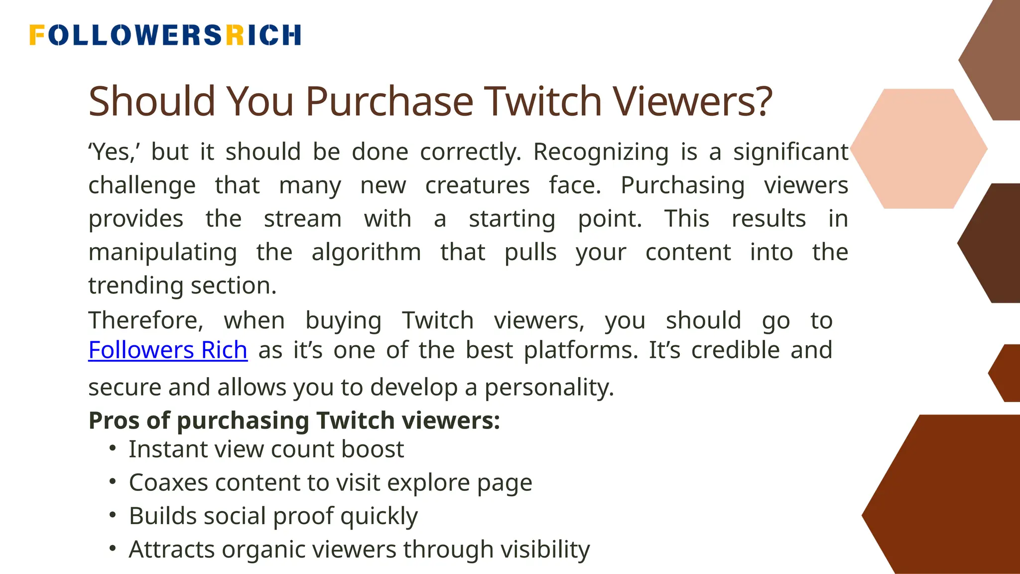 Twitch Growth Tips: Why View Count Still Matters | PPT