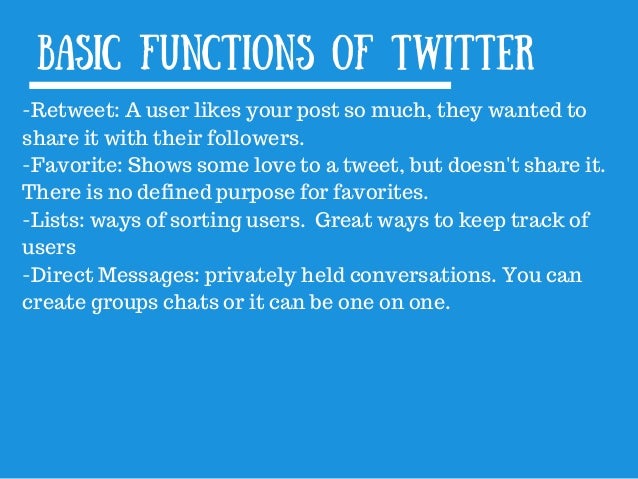 Twitter 101: A Basic Introduction