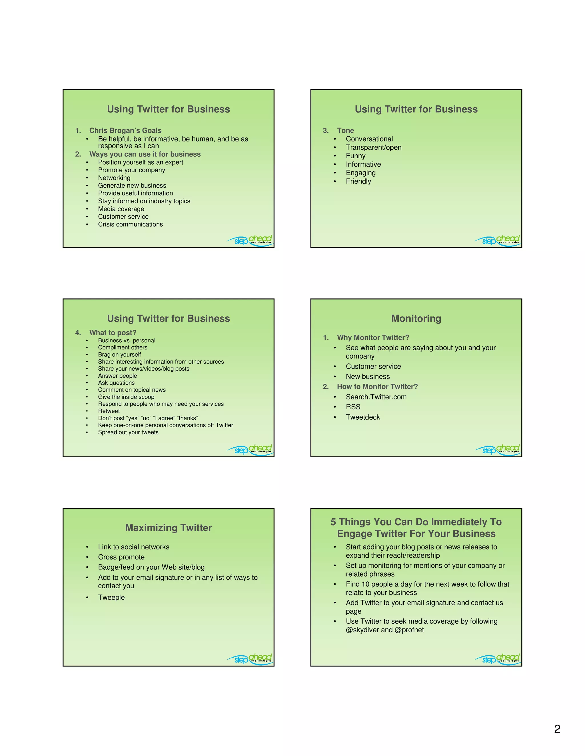 Twitter Seminar Resources | PDF