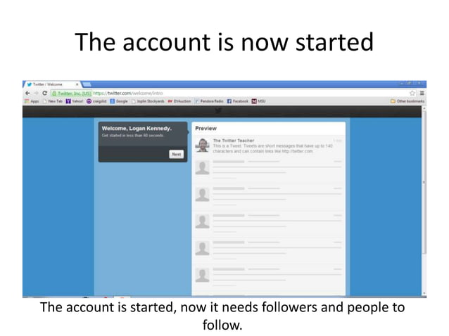 How to start Twitter for a buisiness | PPT