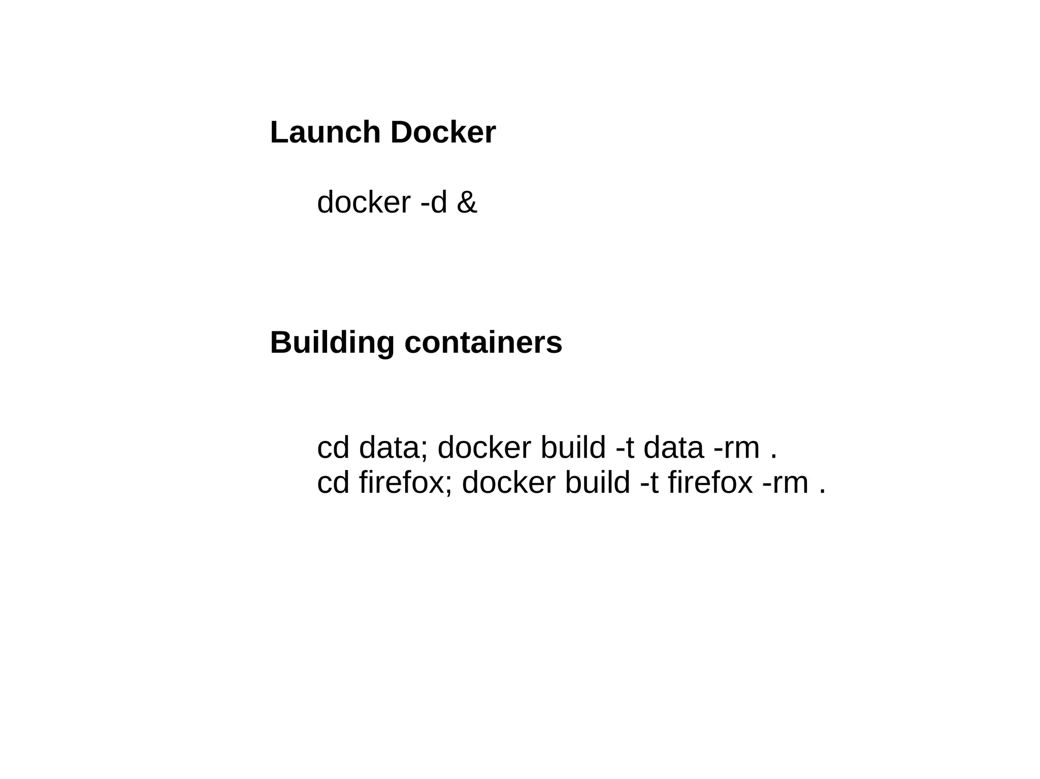 Dockerizing your applications - Docker workshop @Twitter | PPT