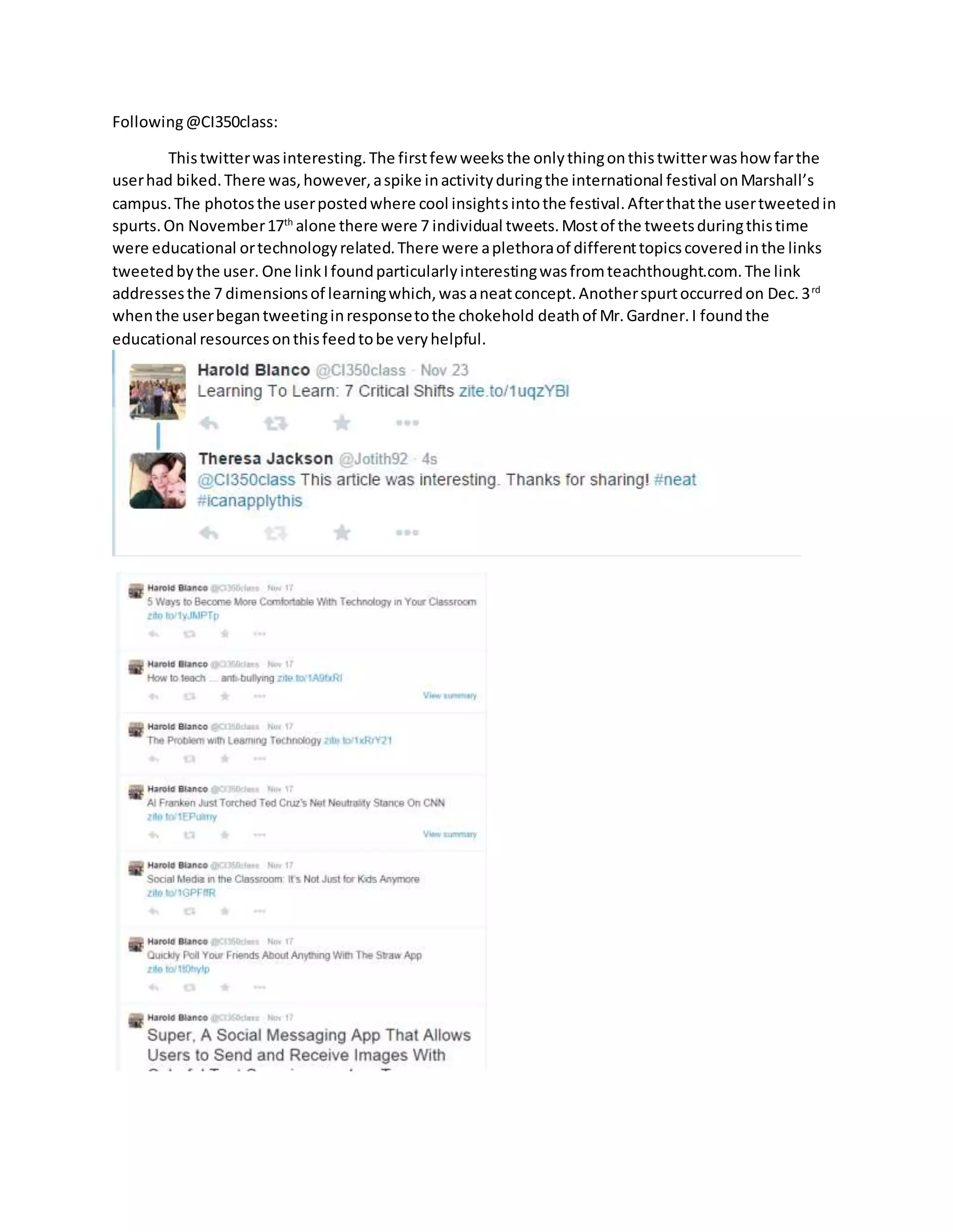 Twitter Assignment | DOCX