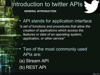 Social media analysis in R using twitter API | PPT