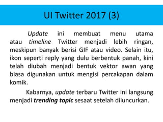 Pemanfaatan Sosial Media | Twitter | PPTX