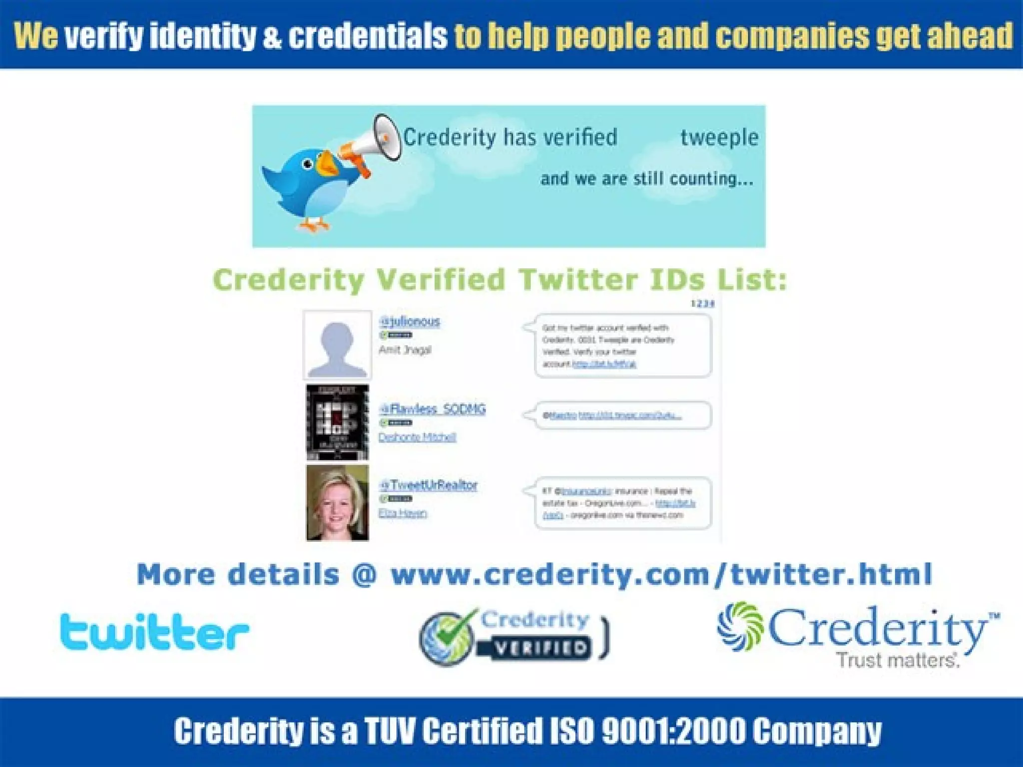 Twitter Account Verification Ppt