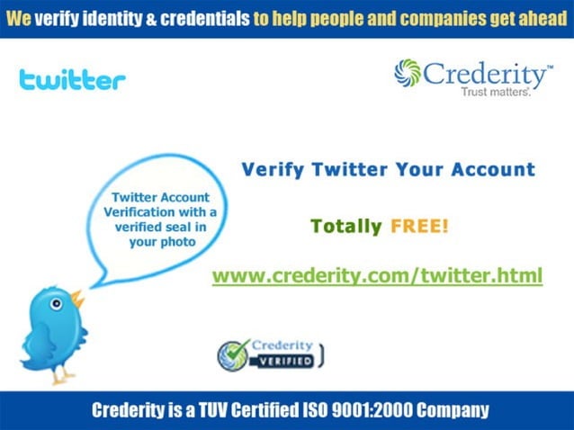Twitter Account Verification | PPT