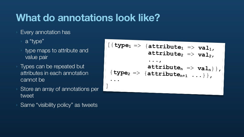 What Do Annotations Look Like 
