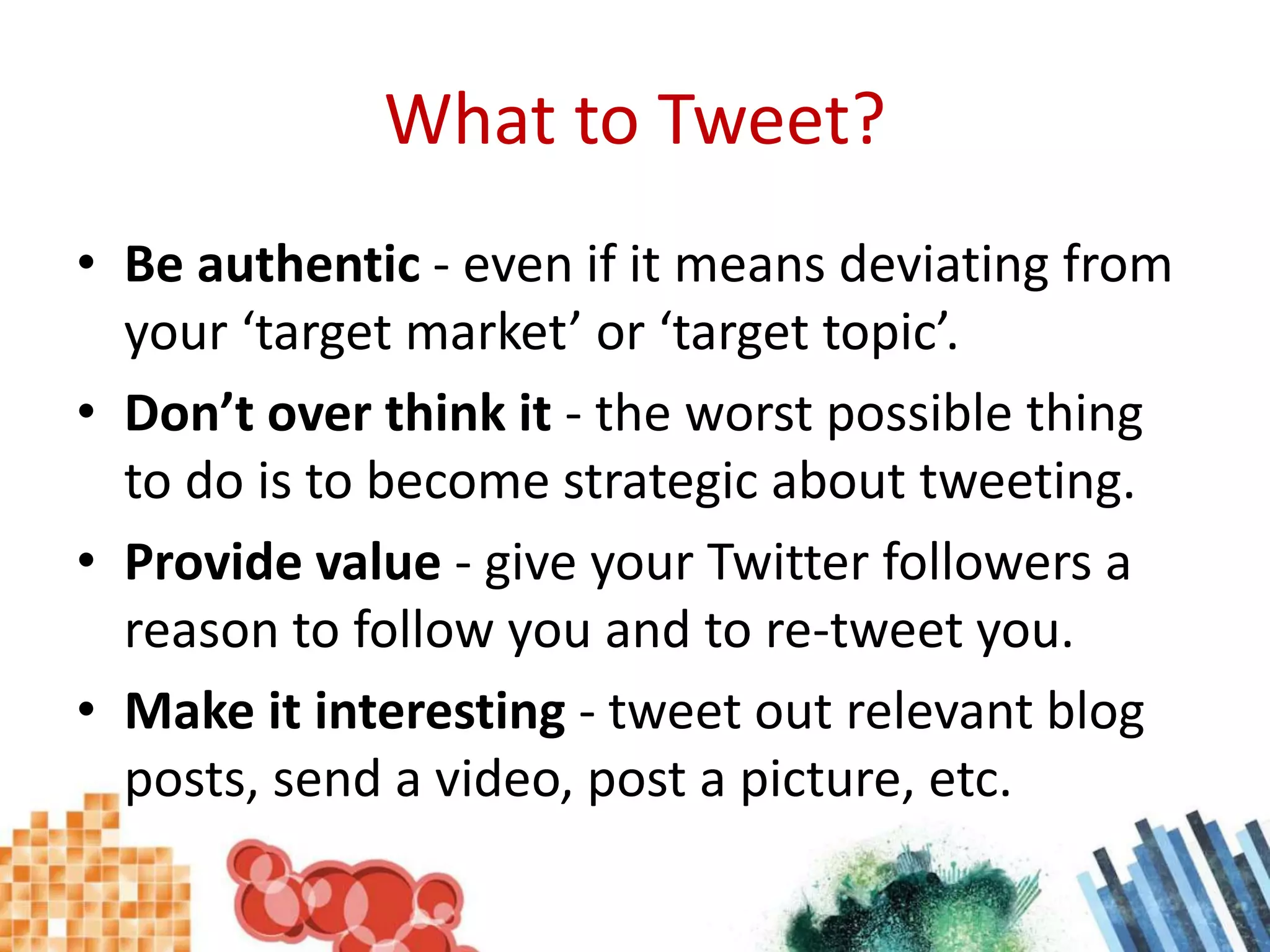 Twitter Best Practices | PPTX