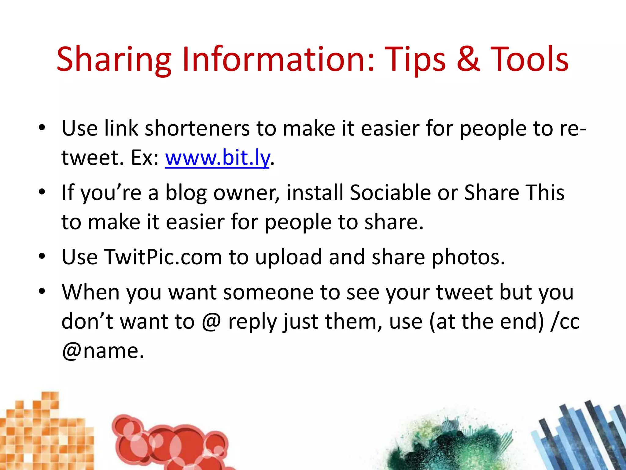 Twitter Best Practices | PPTX