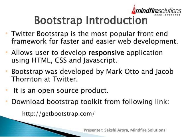 Twitter Bootstrap | PPT