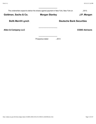 Twitter's IPO Filing | PDF