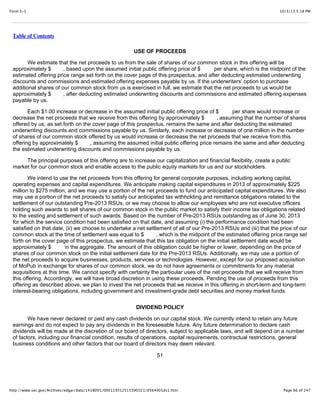 Twitter's IPO Filing | PDF