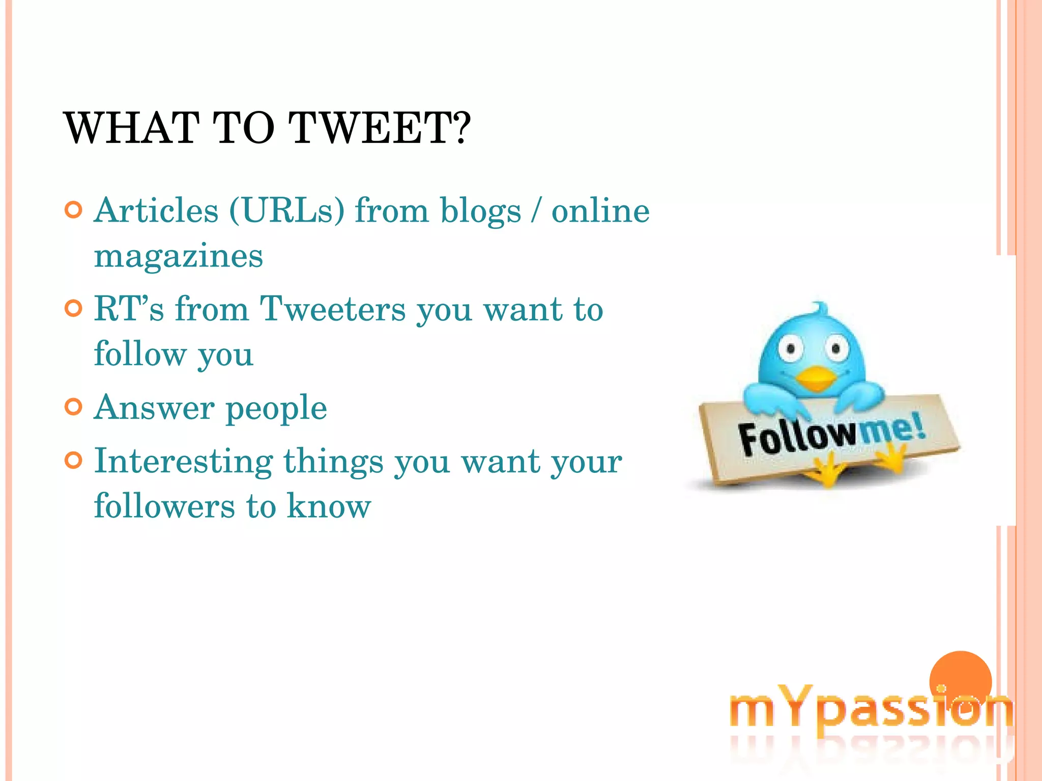 Twitter Guide Cheat Sheet | PPT