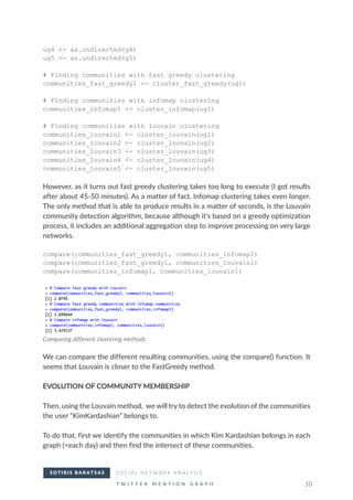Twitter Mention Graph - Analytics Project | PDF