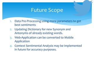 Twitter sentiment-analysis Jiit2013-14 | PPT
