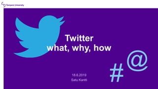 Twitter what-why-how | PPT