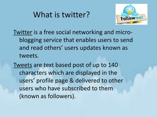 Twitter 101 Basics | PPTX