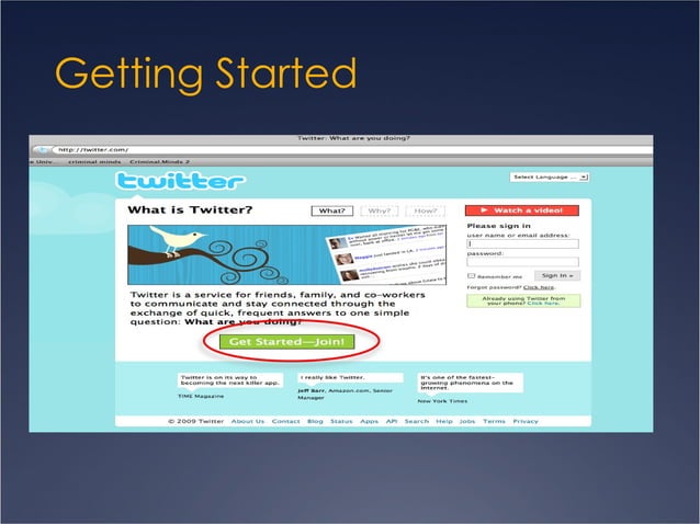 Twitter 4 Beginners Shorter Version | PPT