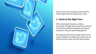 Twitter algorithm | PPTX