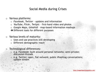 Twitter and Disasters | PPTX | Social Networking | Internet