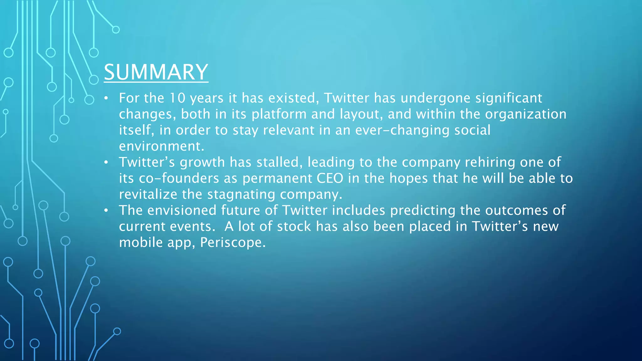 Twitter and organizational change processes | PPTX