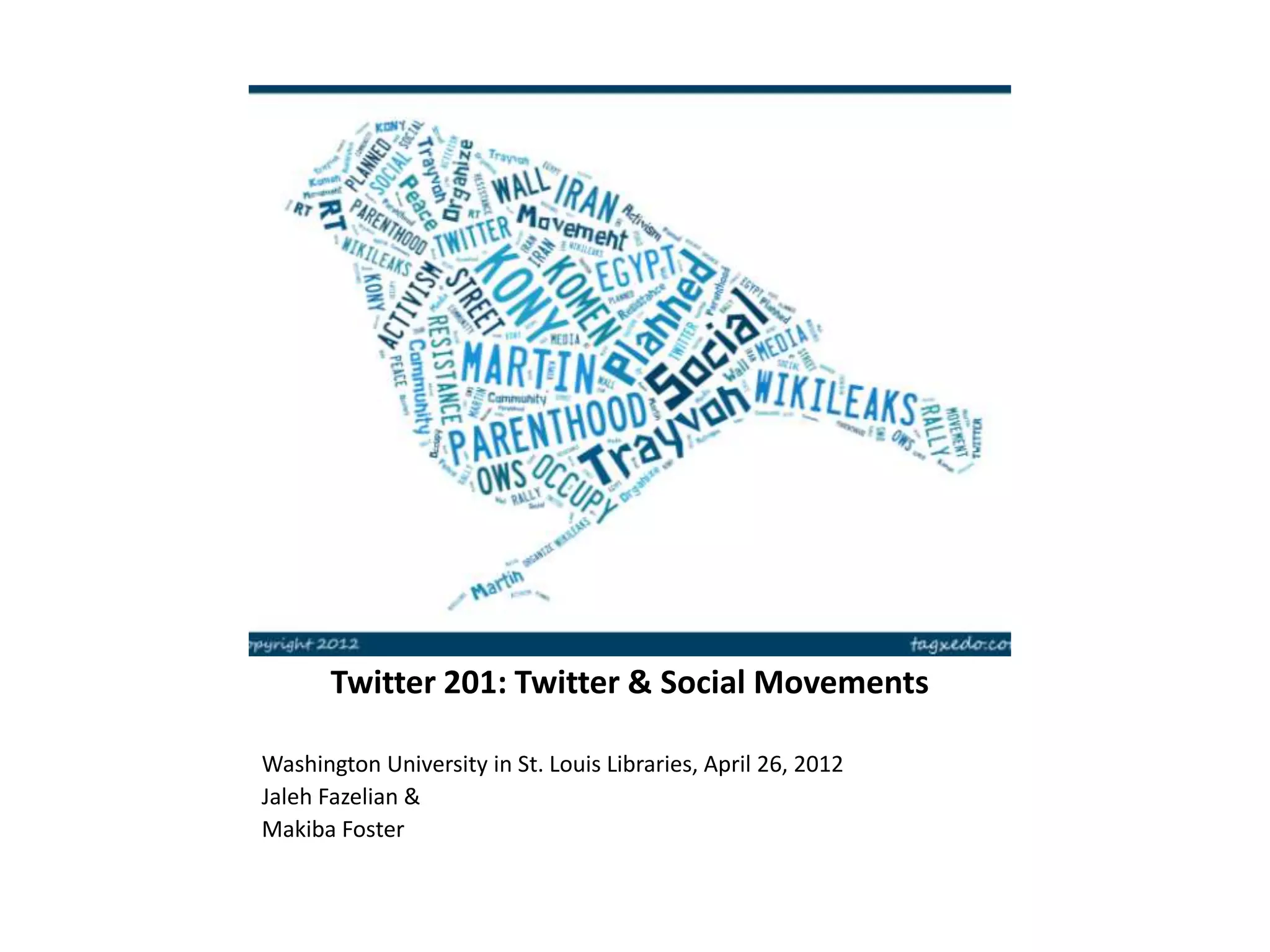 Twitter and Social movements | PPTX