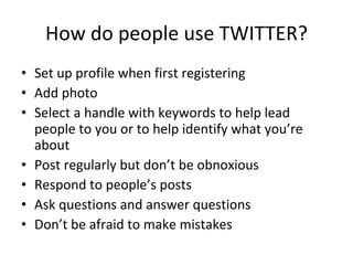 Twitter And Your Business | PPT