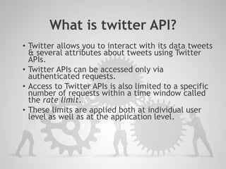 Twitter api | PPTX