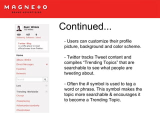 Twitter Basics | PPT