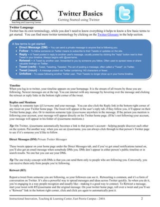 Twitter Basics Pdf