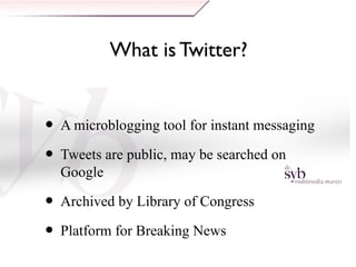 Twitter Basics | PPT