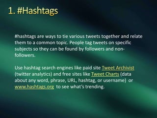 Twitter basics | PPT