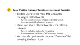 Twitter basics | Twitterin perusteet | PPT