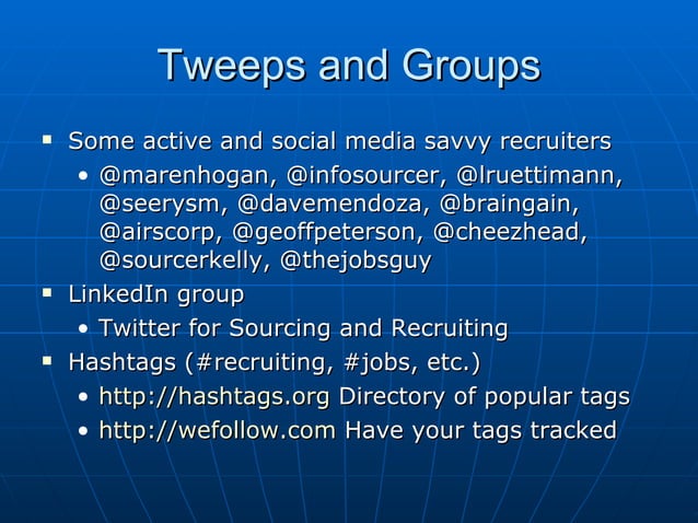 Twitter Basics June 2009 | PPT