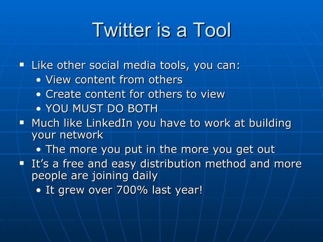 Twitter Basics June 2009 | PPT