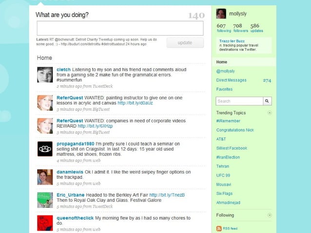 Twitter Basics June 2009 | PPT