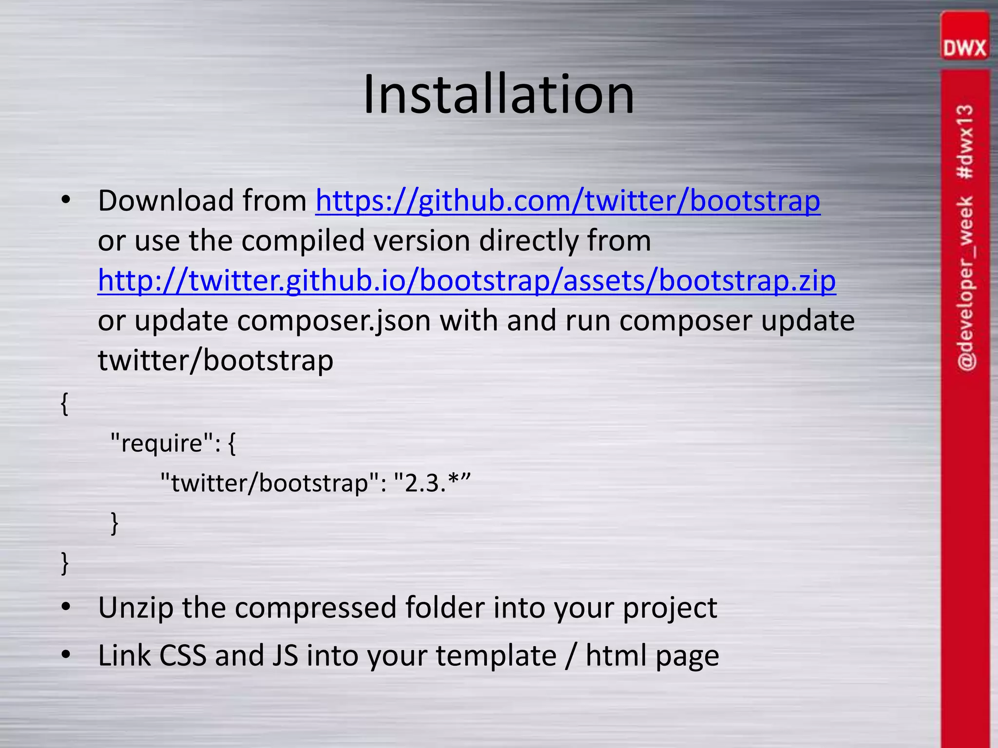 Twitter bootstrap | PPT