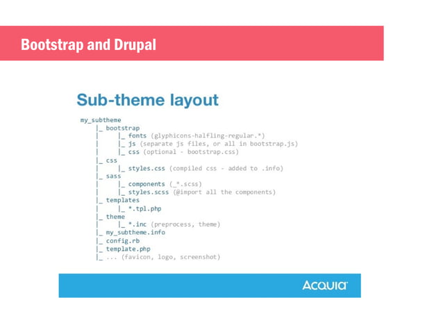 Twitter bootstrap and Drupal | PPT