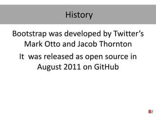 Twitter bootstrap 101 | PPTX | Web Development | Internet