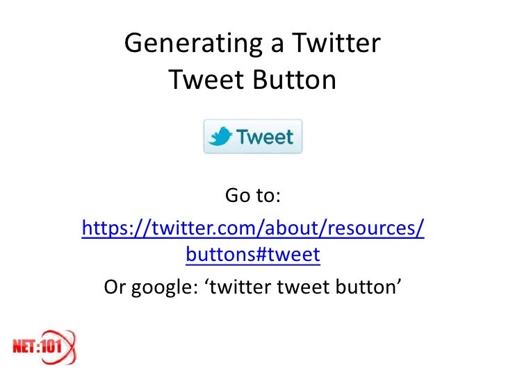 How to Create Twitter Tweet Buttons for Your Website Pages