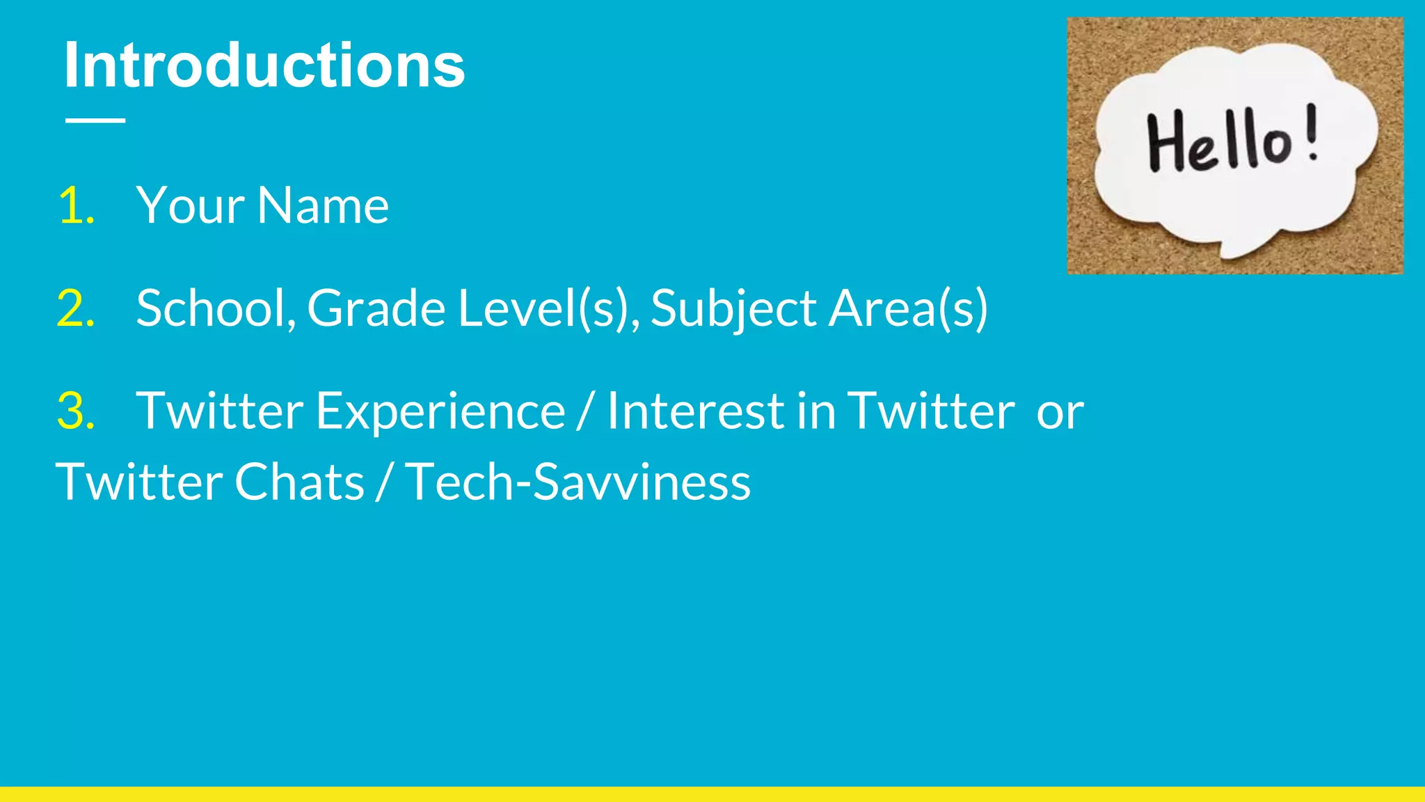 Twitter Chats for Educators | PPTX